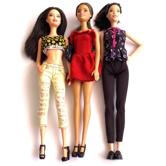 Barbie | Toys | Three Brunette Barbies | Poshmark